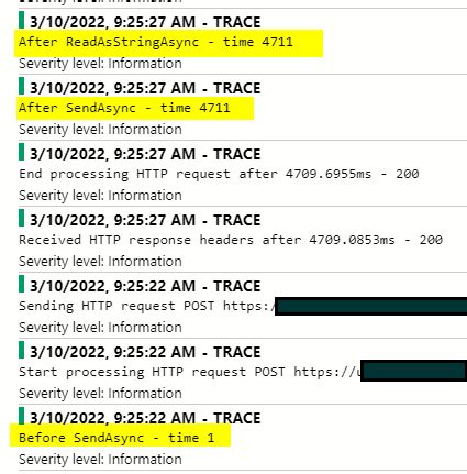Performance Azure Function Slow Requests Compared To When