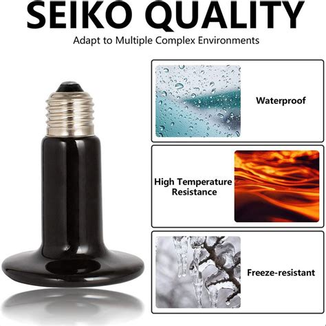 Badu Bg 100w нагревателна лампа за домашни любимци керамична инфрачервена нагревателна лампа