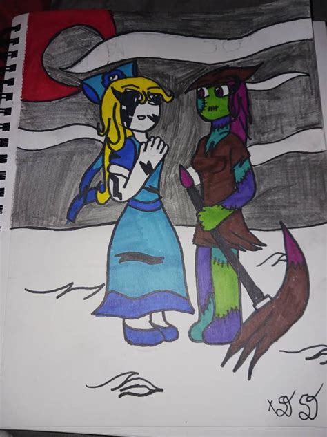 The Scarecrow And Doll By Microchipart On Deviantart