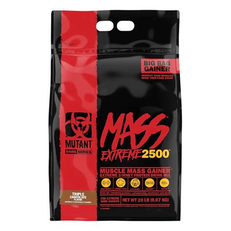 Mass Extreme 2500 Triple Chocolate 20 Libras Mutant