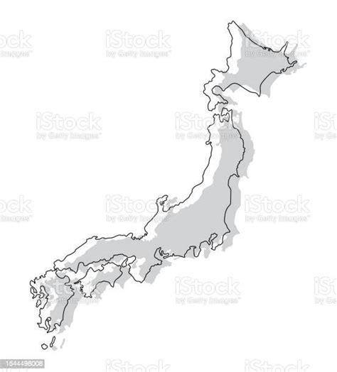 일본지도 3d 컬러지도 단순함에 대한 스톡 벡터 아트 및 기타 이미지 단순함 일본 지도 Istock