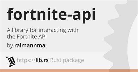Fortnite Api Game In Rust Lib Rs