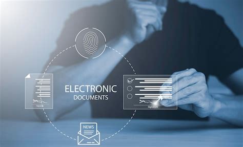 Premium Photo Signing Electronic Documents On Digital Documents Online Businessman With