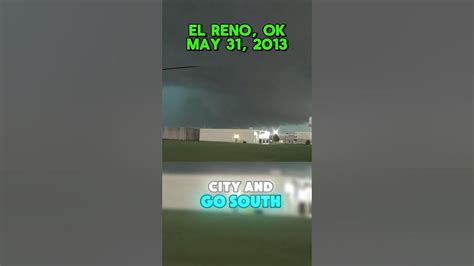 Terrifying Oklahoma Tornado El Reno Ef 3 Youtube