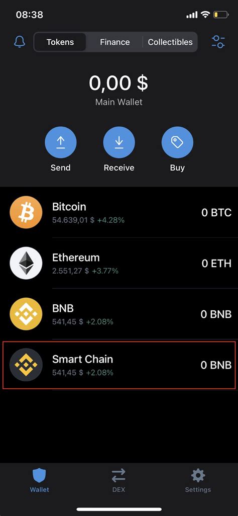 Connecting Trust Wallet To BNB Smart Chain BSC Binance Academy On