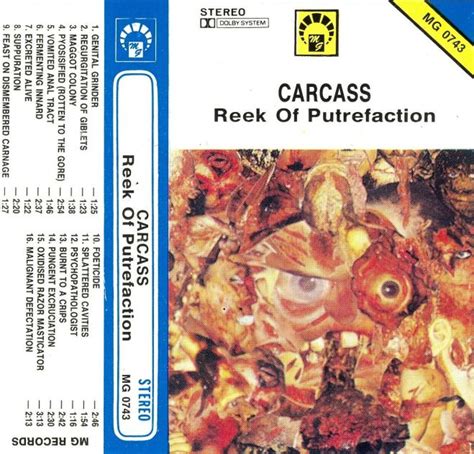 Carcass Reek Of Putrefaction Encyclopaedia Metallum The Metal Archives