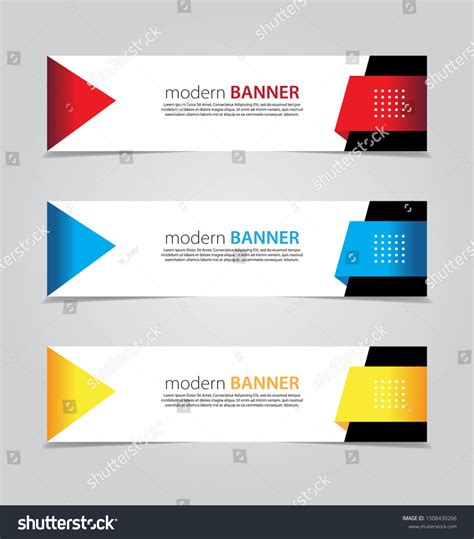 Design Bannerabstract Backgroundmodern Web Template Vector Stock Vector