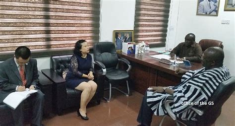 Chinese Ambassador To Ghana Pays A Courtesy Call On Npp