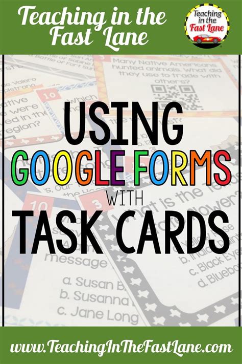 Using Google Forms With Task Cards Artofit