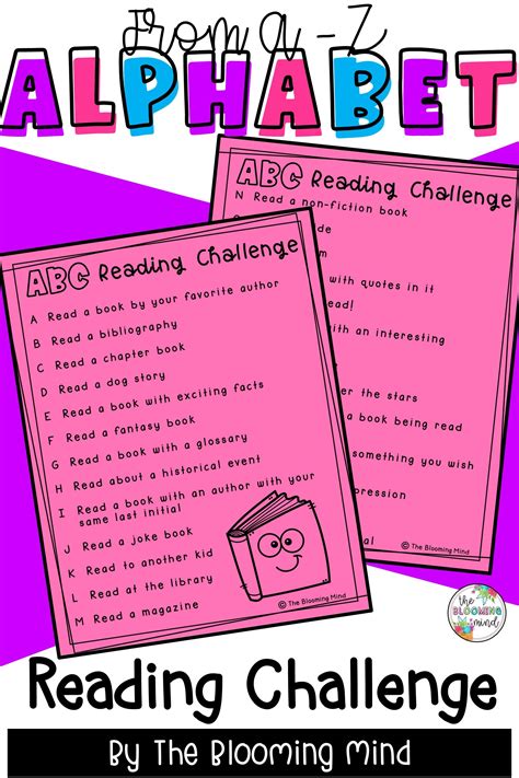 Alphabet Reading Challenge Abc Reading At Home Activity Abc Reading Reading Challenge