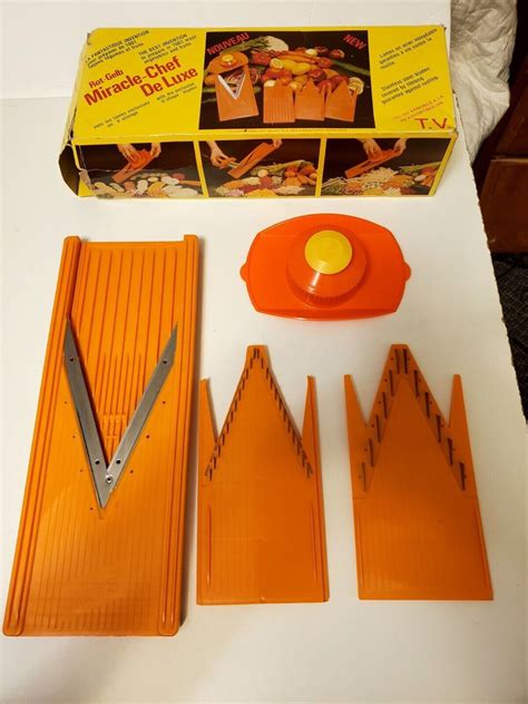 Original Borner V Slicer Miracle Chef Deluxe Boerner Mandoline In Box