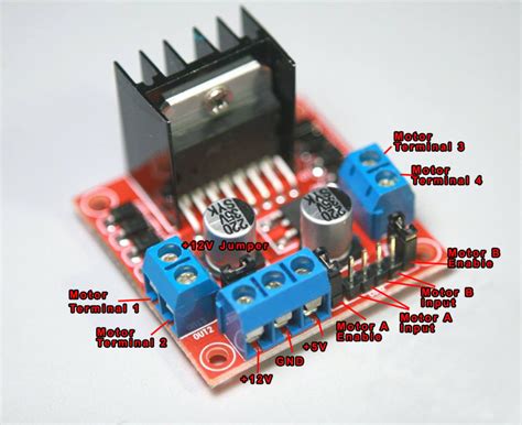 l298 motor driver schematic diagram