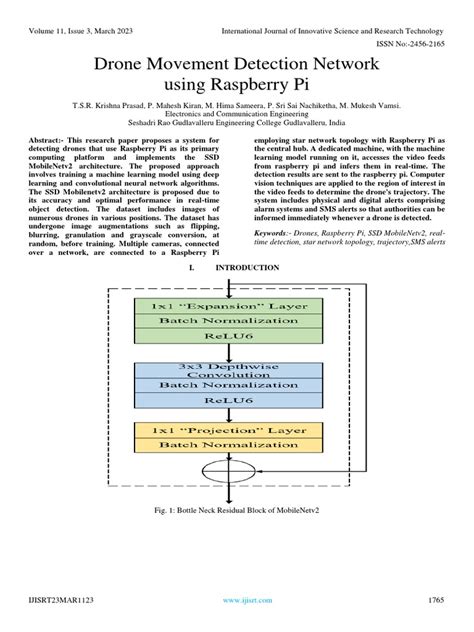 Drone Movement Detection Network Using Raspberry Pi Pdf Unmanned