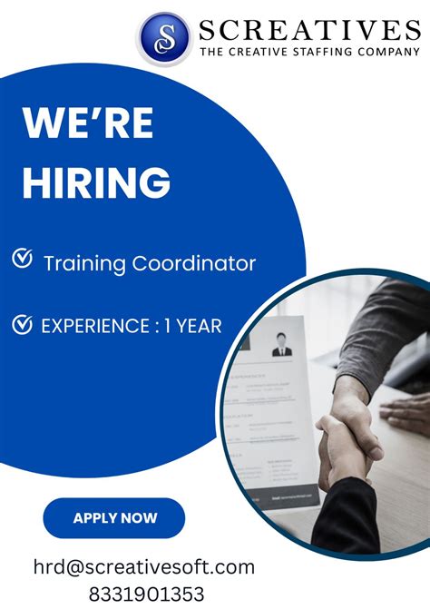 Join Our Dynamic Team At Screatives Software Services Pvt Sathuluri