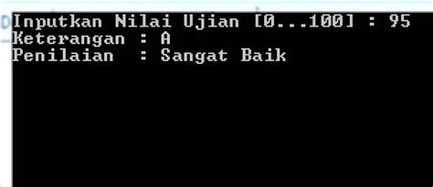 Contoh Program If Else If Else Menampilkan Nilai Mahasiswa Dalam Bahasa C Bermain Coding