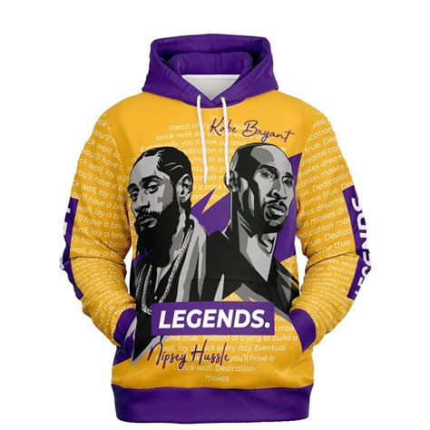 Two Legends Nipsey And Kobe Fashion Hoodie Melanin Apparel