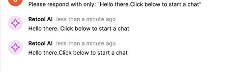 let retool ai send first message in chat component 💬 feature requests
