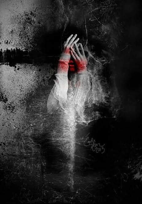 Milie L Ger Beautiful Dark Art Black Canvas Paintings Dark Gothic Art
