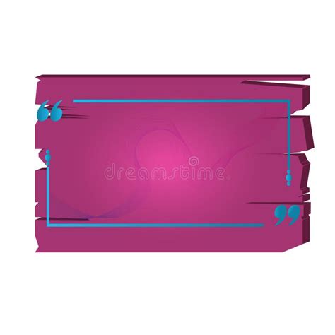Empty Space For Text With Quote Stock Vector Illustration Of Textbox Empty