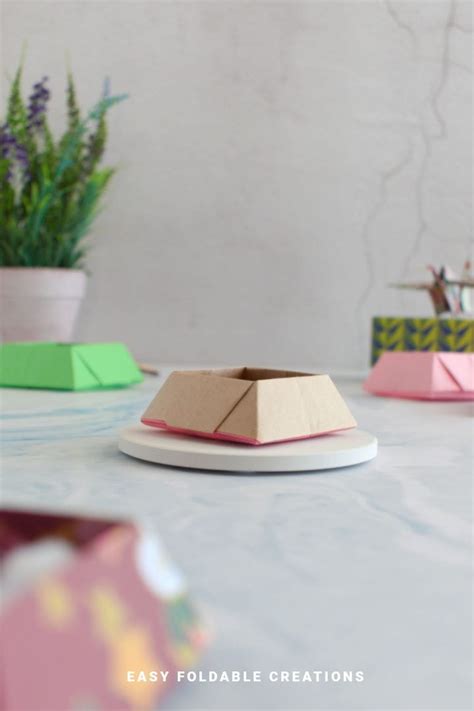 Origami Candy Box Easy Foldable Creations