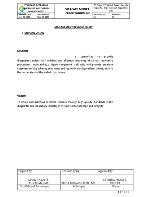 Sop Laboratory Pdf Medical Laboratory Laboratories