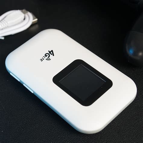 Bộ phát wifi di dộng từ sim G LTE M Bộ phát wifi G có màn hình LCD Pin Mah Hỗ trợ