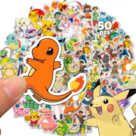 Pzs Lote Pegatinas Anime Pokemon Pikachu Ash Stickers F Mercadolibre
