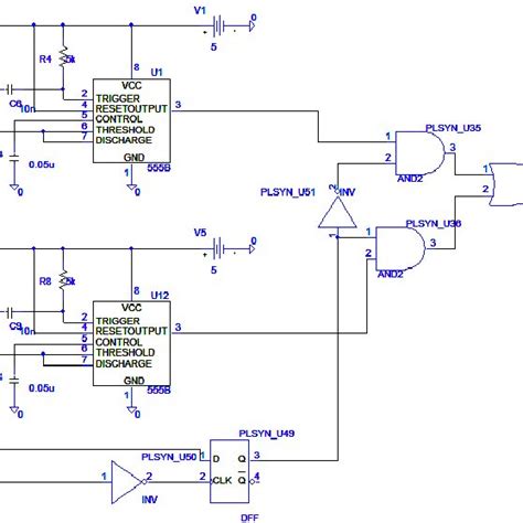 Logic Circuit Employed To Control The Waveform Generator For Voltage