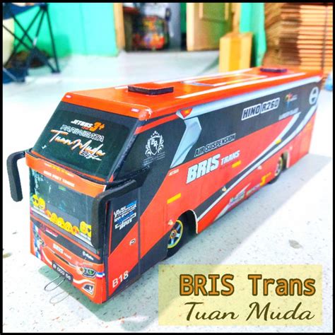 Jual Mainan Miniatur Bus Telolet Basuri Full Lampu Shopee Indonesia