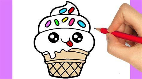 Comment Dessiner Une Glace Facilement YouTube