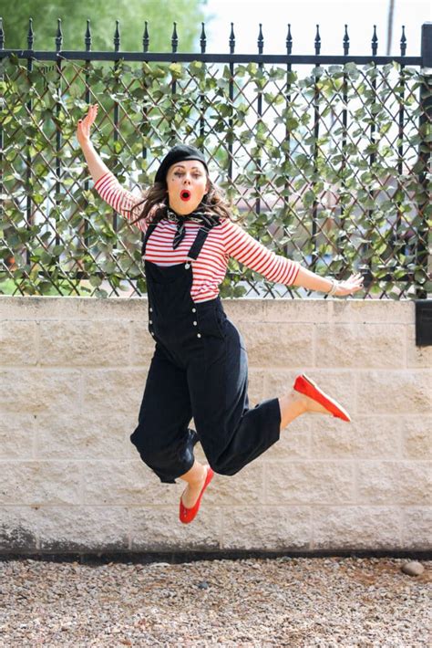 Cute Mime Costume For Girls