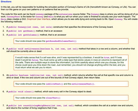 java assignment help conway s game of life is a