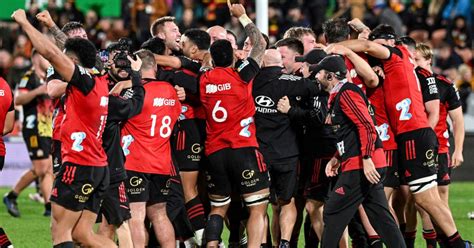 Crusaders Pay Tribute To Departing Players And Coaches After Title Win