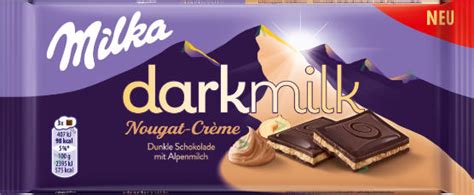 Milka darkmilk Nougat Creme Füllung 85g Tafel atundo Food Drinks and more