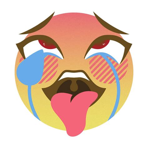 The Ahegao Emoji By Meme Merch You Love Ahegao And Think Its Funny