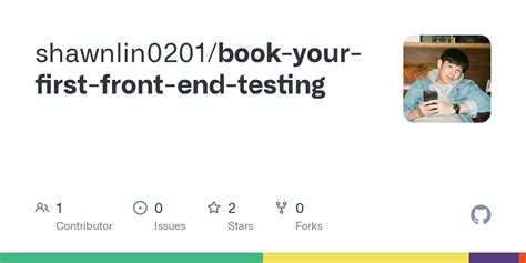 github shawnlin0201 book your first front end testing
