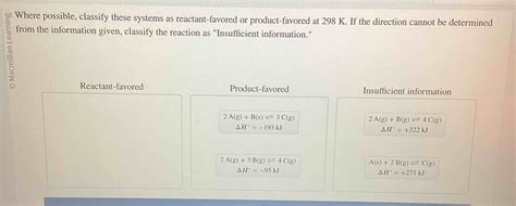 solved where possible classify these systems as