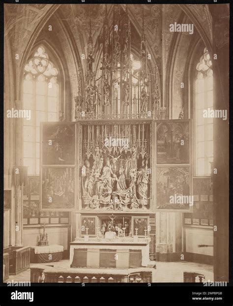 The Altar Of Michel Apzer From St Wolfgang Stock Photo Alamy