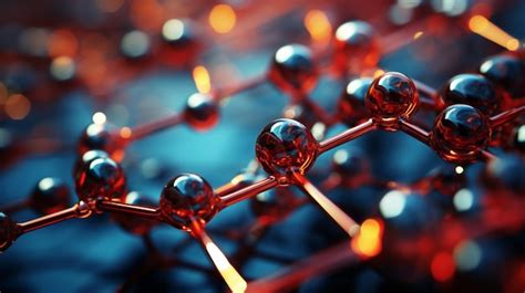 Premium Photo Visualization Of A Complex Molecular Structure