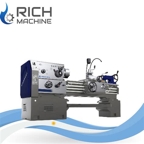 Rich Ca6140 Falt Bed CNC Lathe Machine Metal Processing Manual Lathe With Reasonable Price