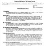 Science Experiment Report Template 1 PROFESSIONAL TEMPLATES