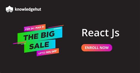 Upgrad Knowledgehut On Linkedin Reactjs Thebigsale Webdevelopment Javascript