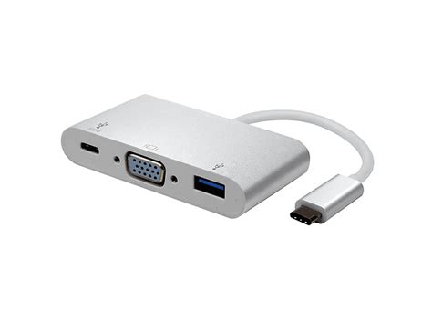 Roline Display Adapter Usb Typ C Vga Usb 32 Gen 1 Typ A Pd Usb