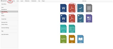 Create A Save As Pdf Button · Issue 2063 · Onlyofficedocumentserver