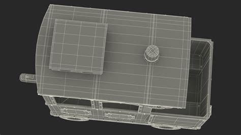 Red Railway Carriage Mini Express 3d Model 24 Max 3ds Blend C4d Fbx Ma Lxo Obj Free3d