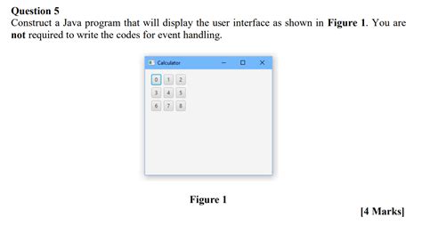Solved Question Construct A Java Program That Will Display Chegg
