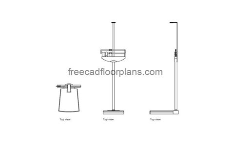 Weighing Scale Autocad Block Free Cad Floor Plans
