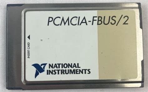 National Instruments Pcmcia Fbus 2 Foundation Fieldbus Card Spw