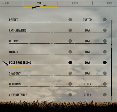 Disabling Post Processing Effects And Foliage Makes The Game Looks So