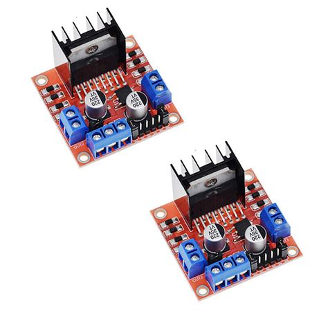 L298n Dual H Bridge Dc Stepper Motor Driver Module India Ubuy